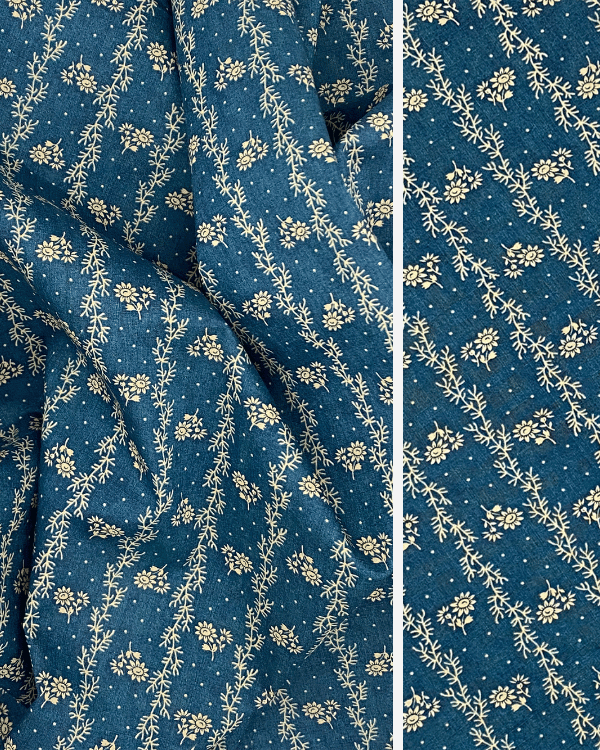 Indigo Blue Fabric